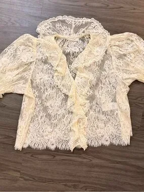 Doen | Tops | New Doen Henri Top In Sea Salt Xs | Poshmark